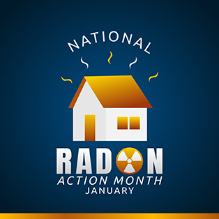 NEWS RELEASE: January is National Radon Action Month
