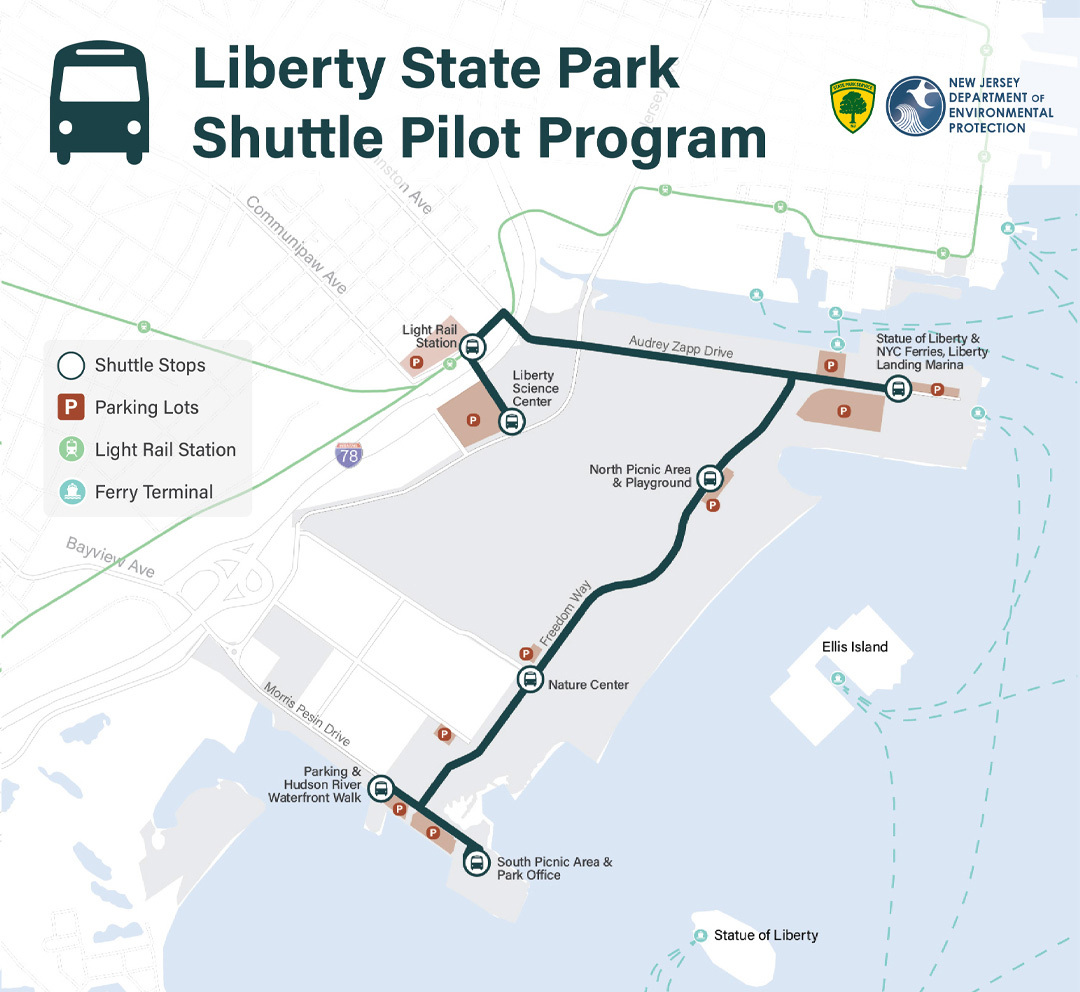 Liberty State Park Free Pilot Shuttle Program