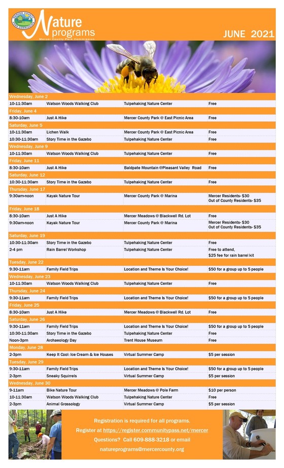 Nature Programs - June 2021