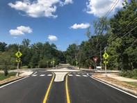 Mercer opens Rosedale Road mini-roundabout in Princeton