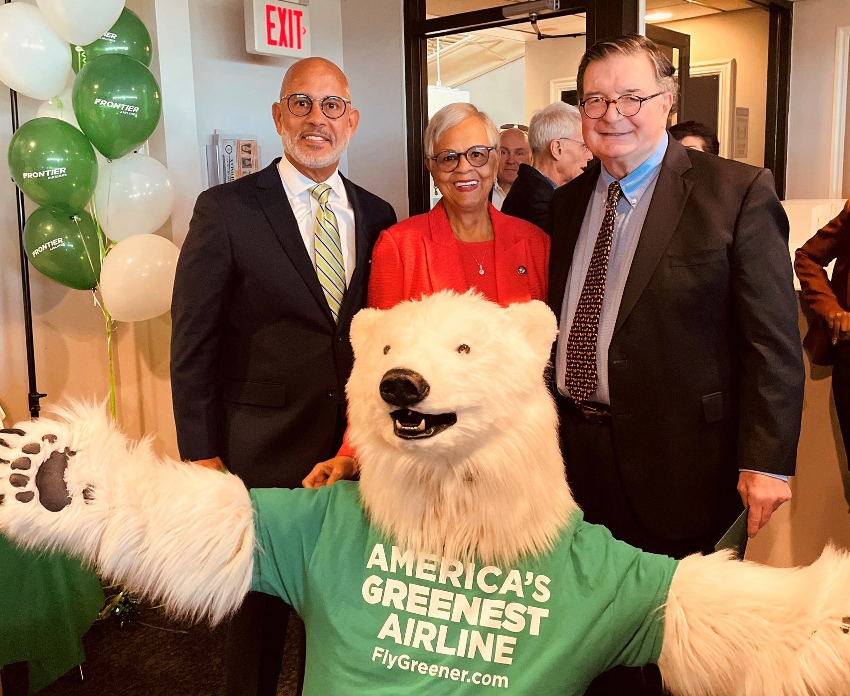 They go together! Trenton-Mercer Airport, Frontier Airlines celebrate ...