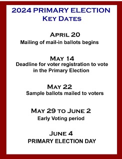 Monmouth County Update from Clerk Christine G. Hanlon - Key Dates in ...