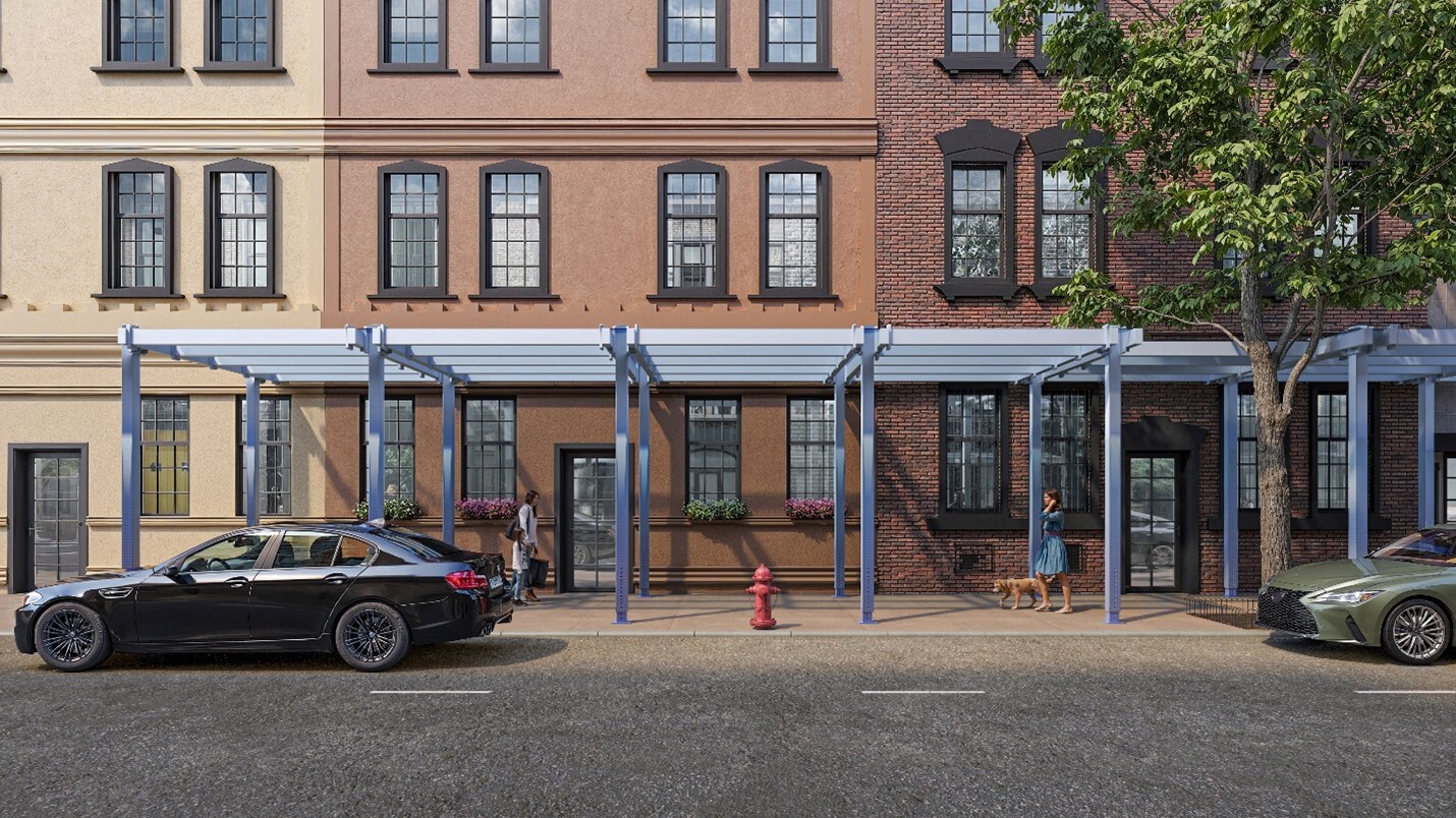 Mayor Adams Unveils New Designs for Sidewalk Sheds and Scaffolding That ...