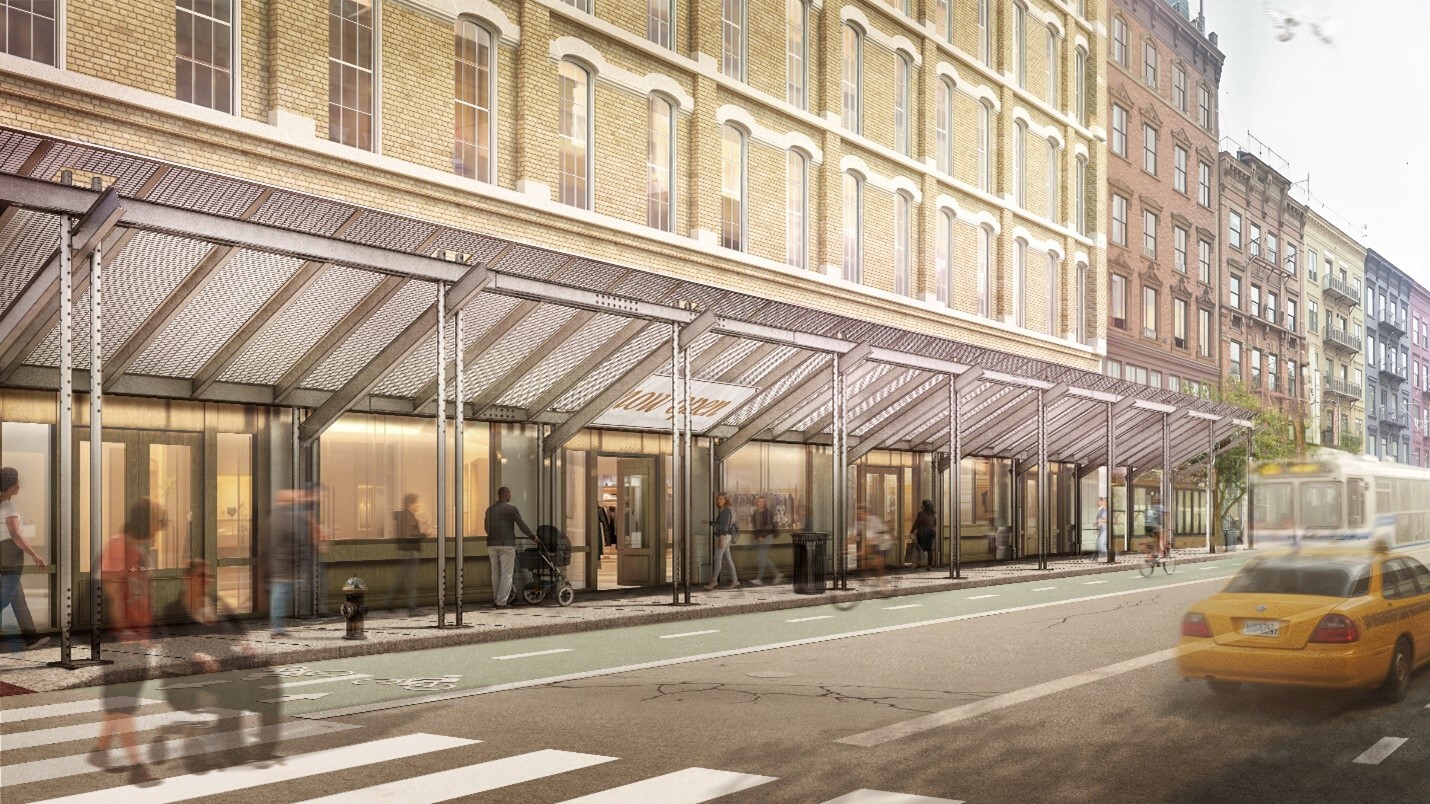 Mayor Adams Unveils New Designs for Sidewalk Sheds and Scaffolding That ...