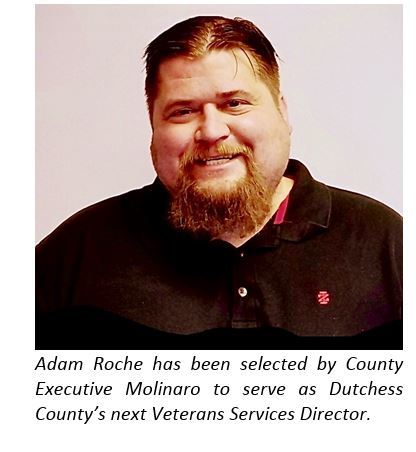 Adam Roche to be Appointed as Dutchess County Veterans Services Director