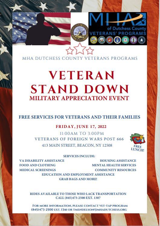Veteran Stand Down Event on Friday, June 17th