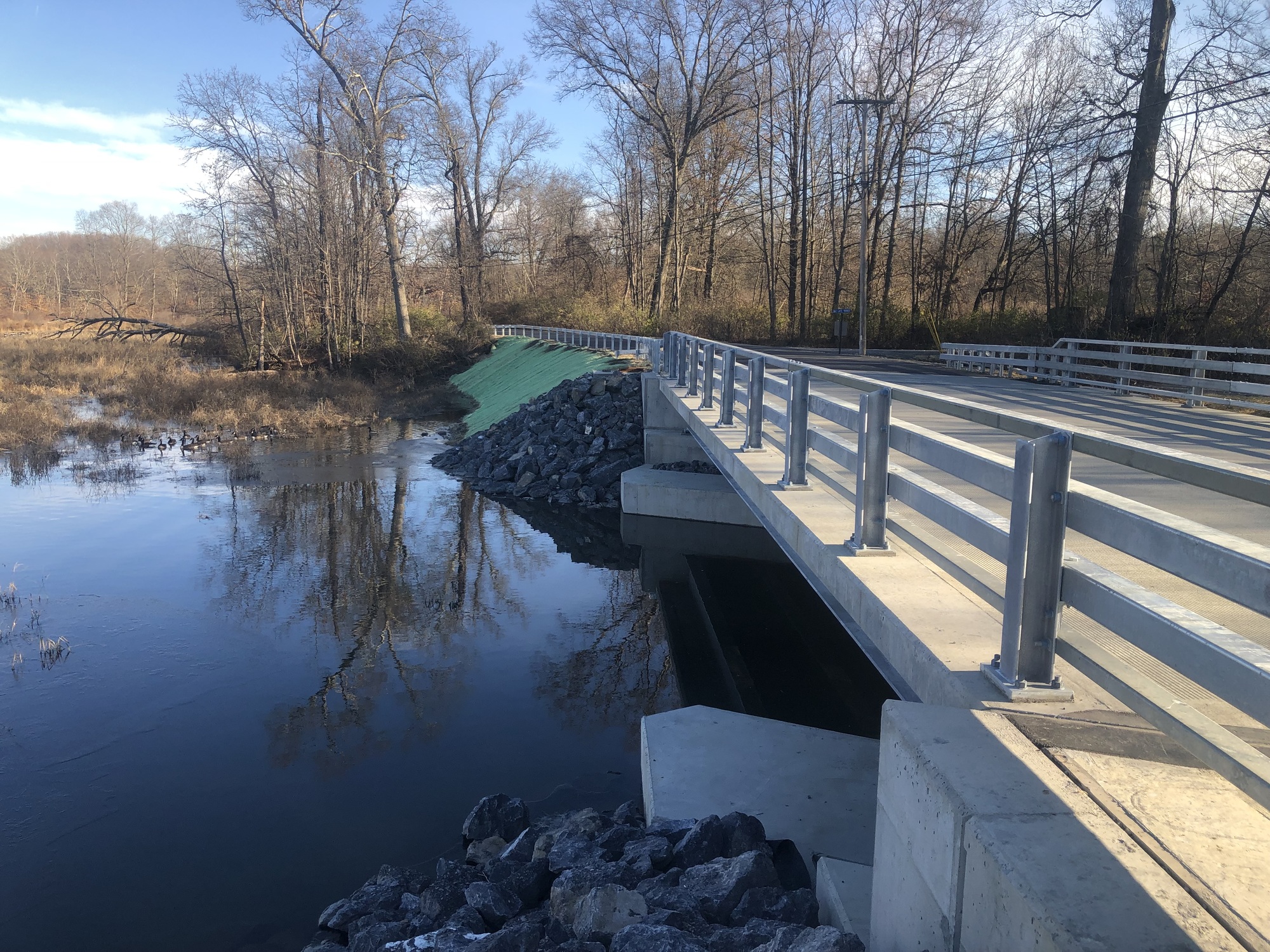 Bridge Reopened to Traffic on Mill Road in Rhinebeck