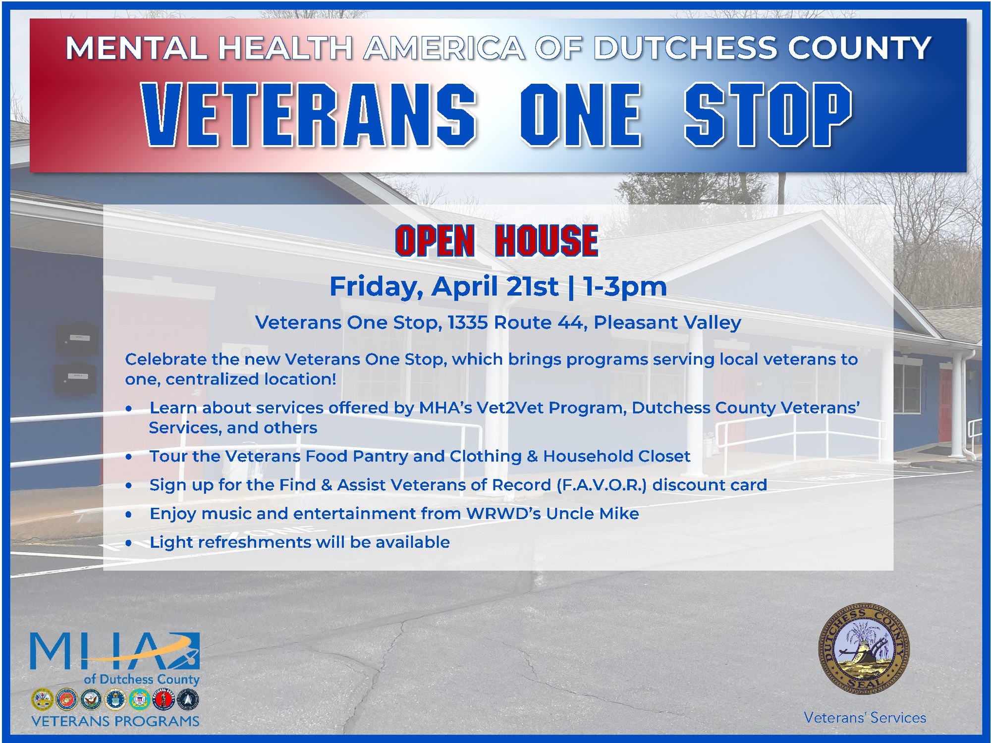 Veterans One Stop Open House - April 21st