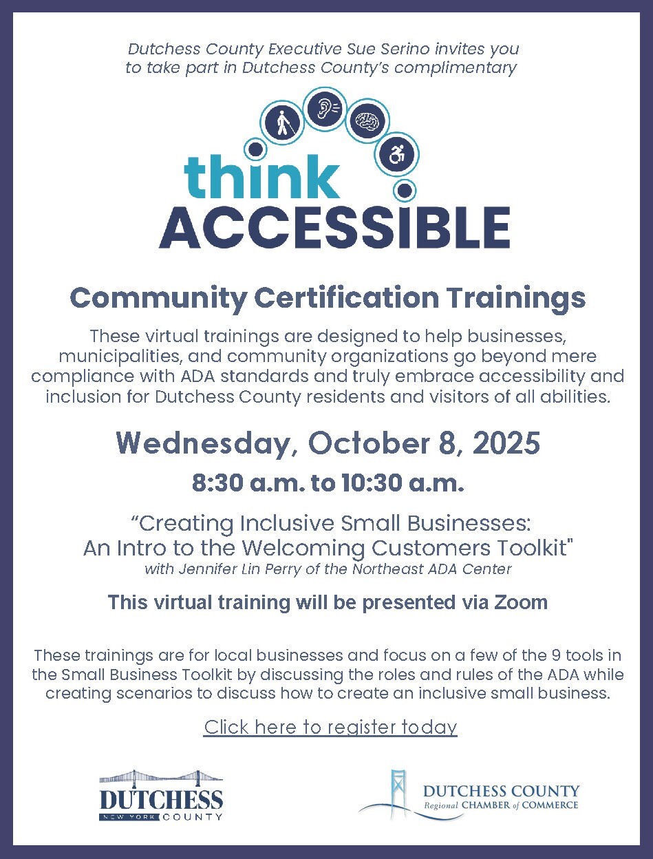 Local Businesses Invited to 'Think Accessible' and Take Advantage of ...