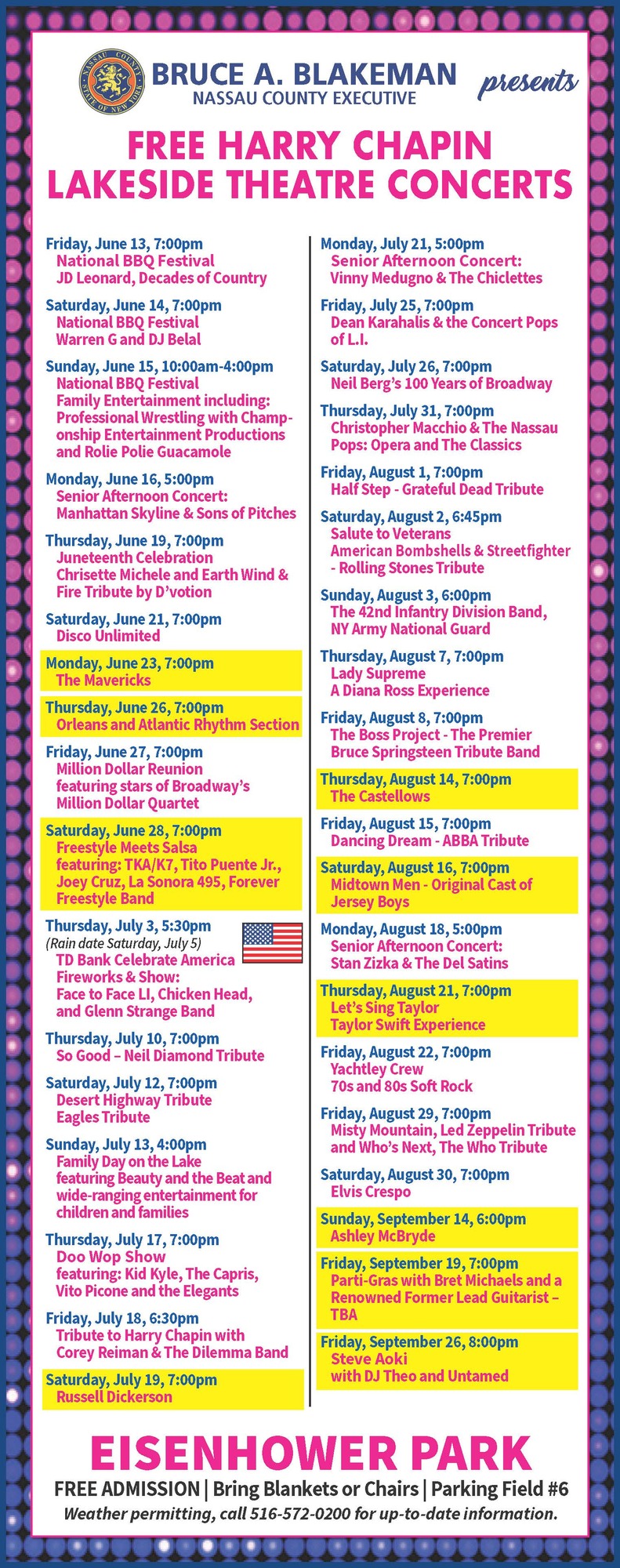 Upcoming Nassau County Events