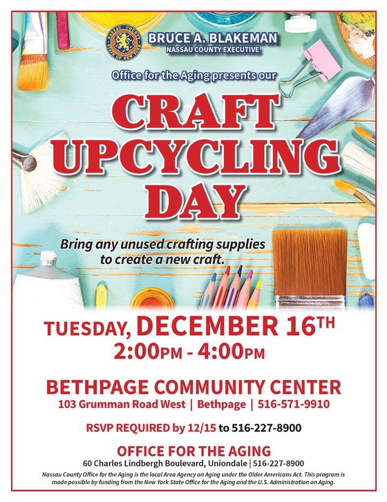 Bring Your Unused Crafting Supplies to CRAFT UPCYCLING DAY and Create a ...