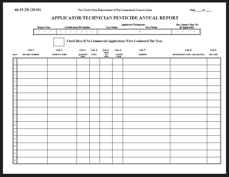 Amendments To The Pesticide Reporting Law New York Pest Management Amendments To The Pesticide Reporting Law New York Pest Management