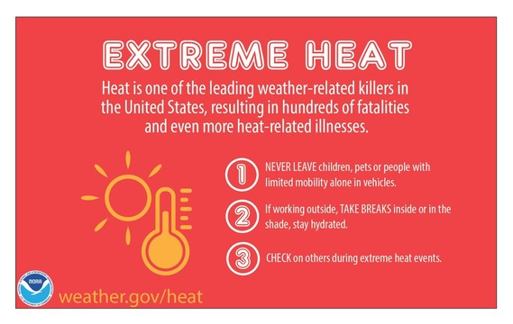 Take Precautions to "Beat the Heat" This Week