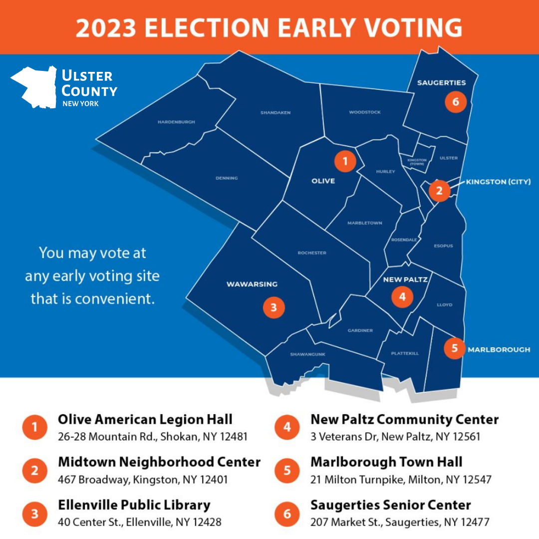 Ulster County Newsletter | Early Voting Info, Submit Your Central ...