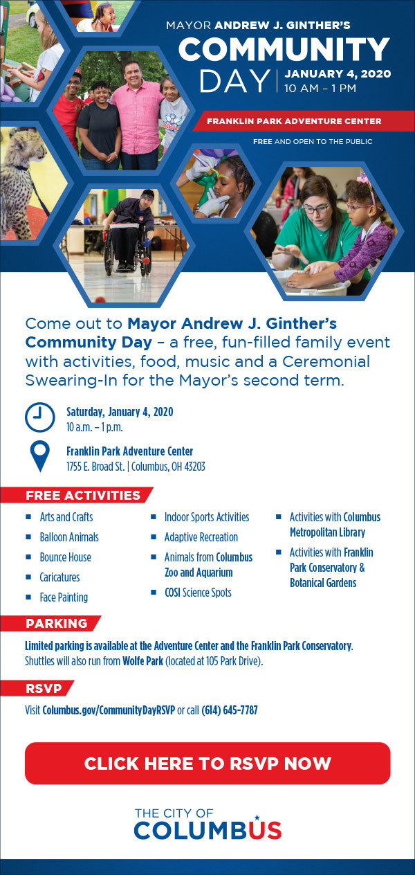 Invitation to Mayor Ginther's Community Day