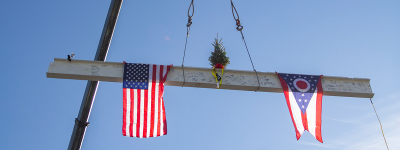 Topping-Out Ceremony Held for the Fran Ryan Center