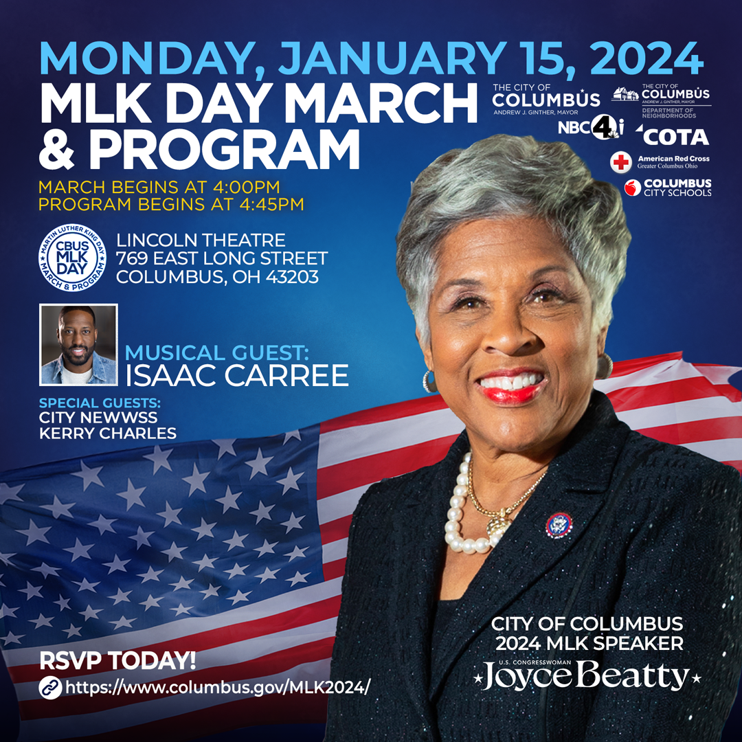 Join us for the City of Columbus' annual MLK March and Program