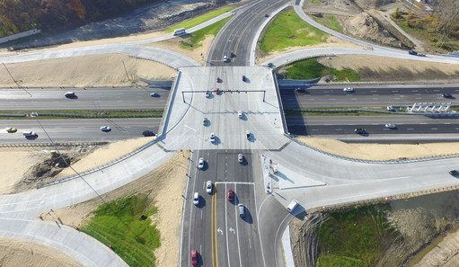 Central Ave/I-475 interchange work