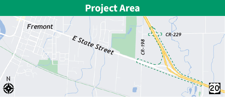 U.S. 20/Fremont By-Pass Roundabout in Sandusky County