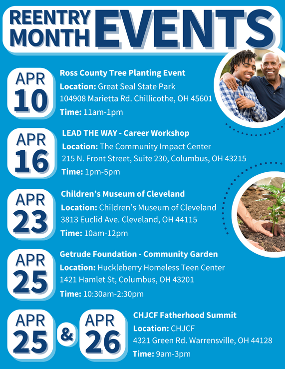 UPDATED: Reentry Month, National Crime Victims' Rights Week, and More!