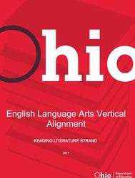 English Language Arts Vertical Alignments