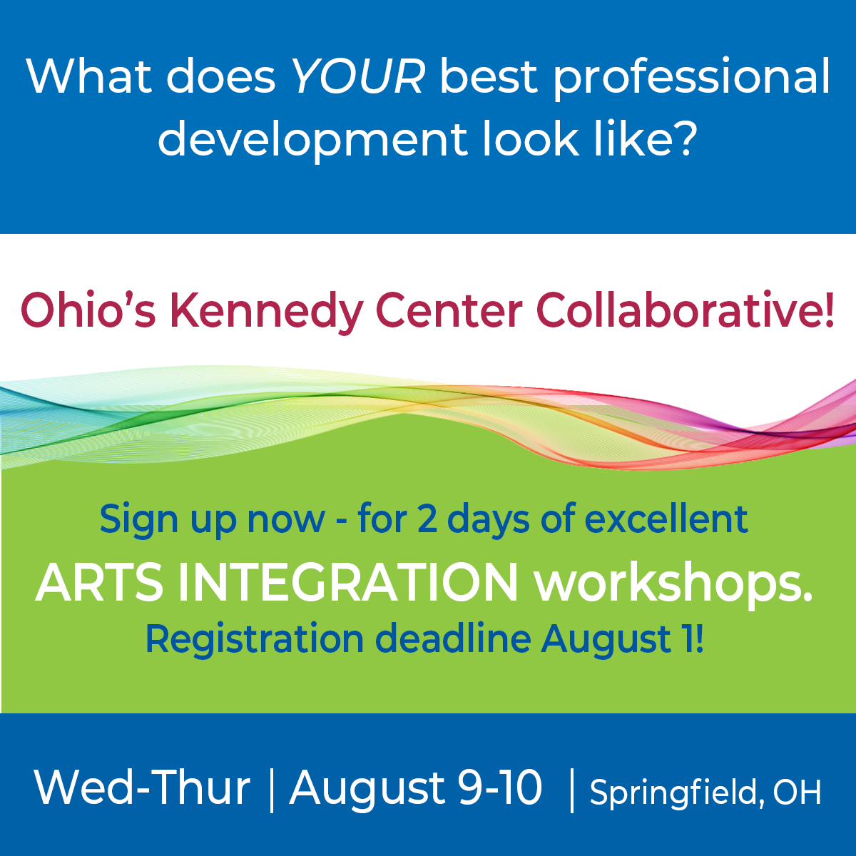Professional Learning Opportunity with Ohio's Kennedy Center Collaborative