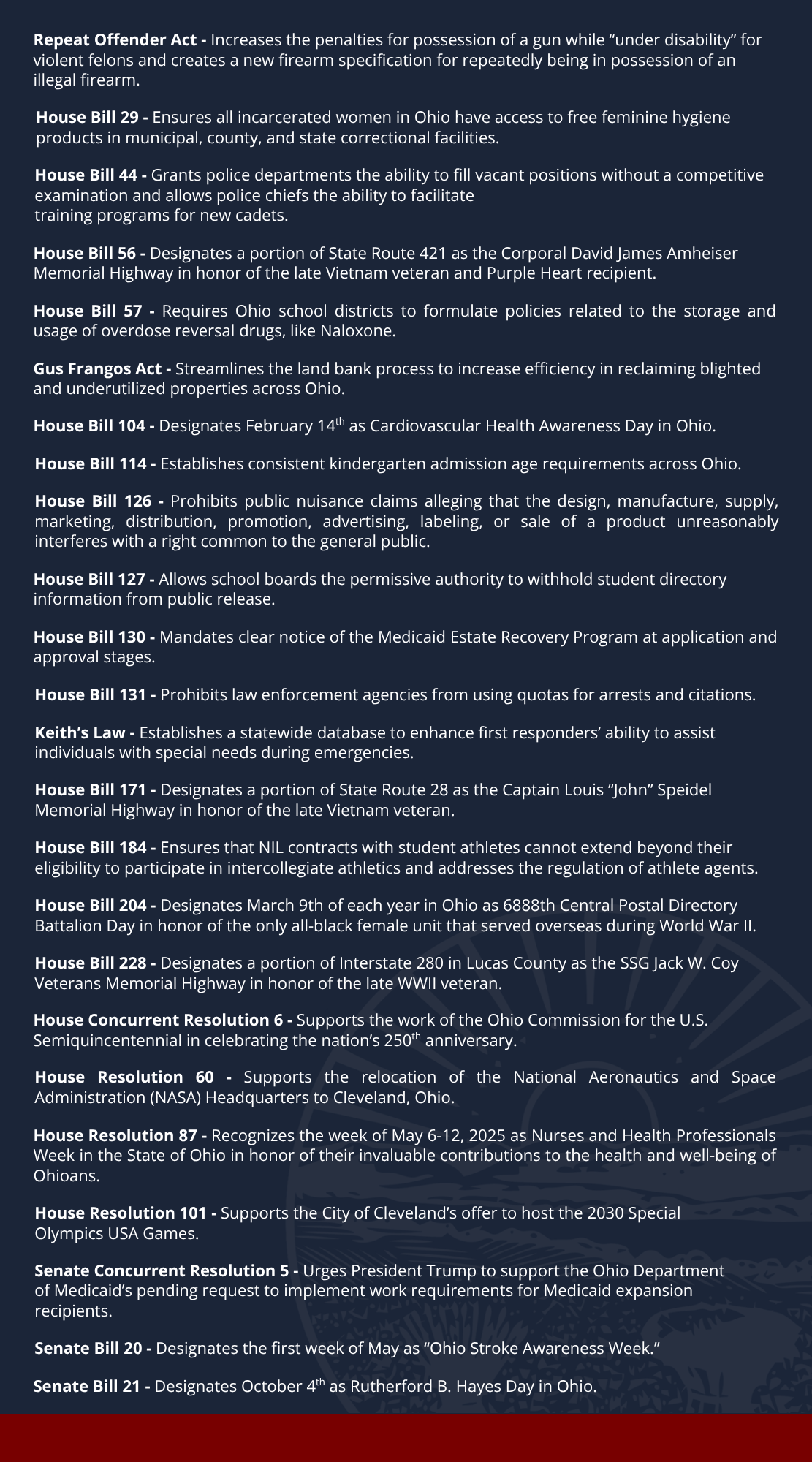 State Representative Meredith Craig District Newsletter