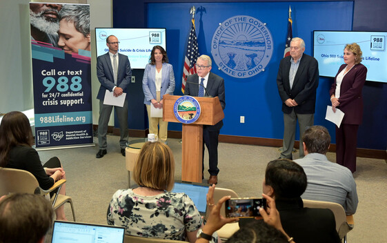 OhioMHAS NewsNow | Governor Marks One Year Anniversary of 988 Suicide ...
