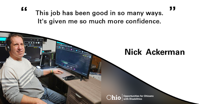 Nick's Self-Confidence is Restored from Work