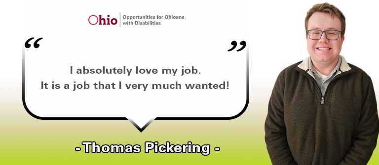 Thomas Finds Fulfillment In A Job He Loves