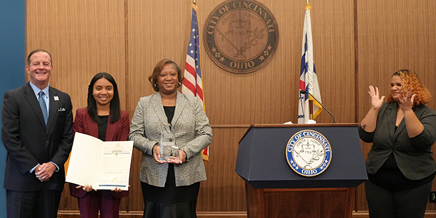 Cleveland Guardians Baseball and the City of Cincinnati Receive the ...