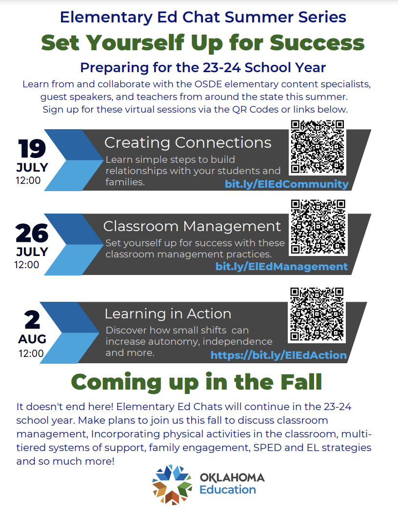 July 2023 Oklahoma Elementary Teachers