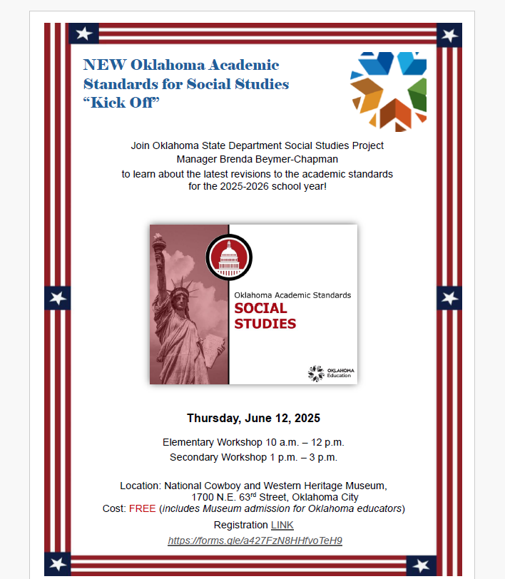 April 2025 Social Studies Newsletter