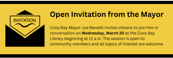 Invitation from Mayor Benetti