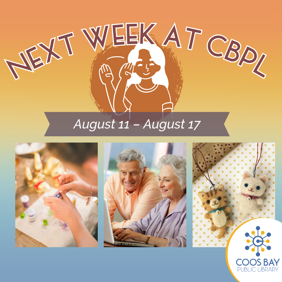 Library Events for Teens: August 11 - August 17