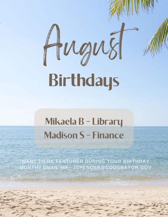 August 2024 Staff Newsletter