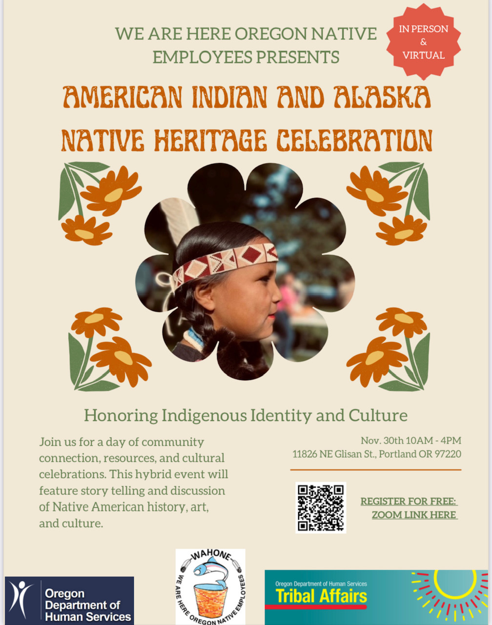 National American Indian and Alaska Native Heritage Month!