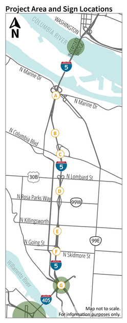 RealTime sign construction begins November on I-5: Marine Drive to ...