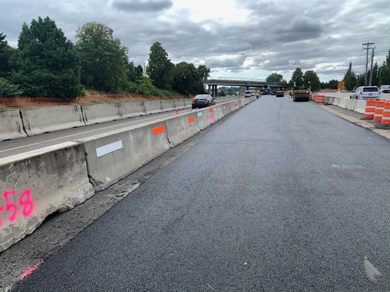 OR 217 Auxiliary Lanes Project: Southbound OR 217 lane and ramp open