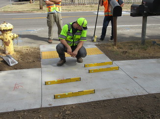 ADA curb ramp project starts in Junction City!