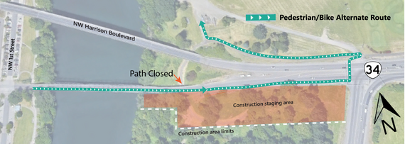 Prep work started for Van Buren Bridge construction