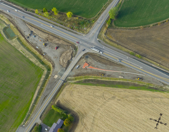 OR 99W construction update – Clow Corner Road roundabout