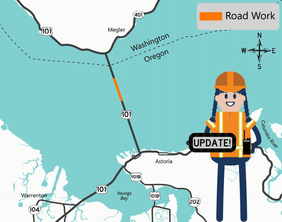 Start date changing: expect daytime lane closures on the Astoria-Megler ...
