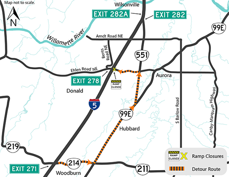 Expect the northbound I-5 off-ramp to Exit 278 to close December 29 at ...