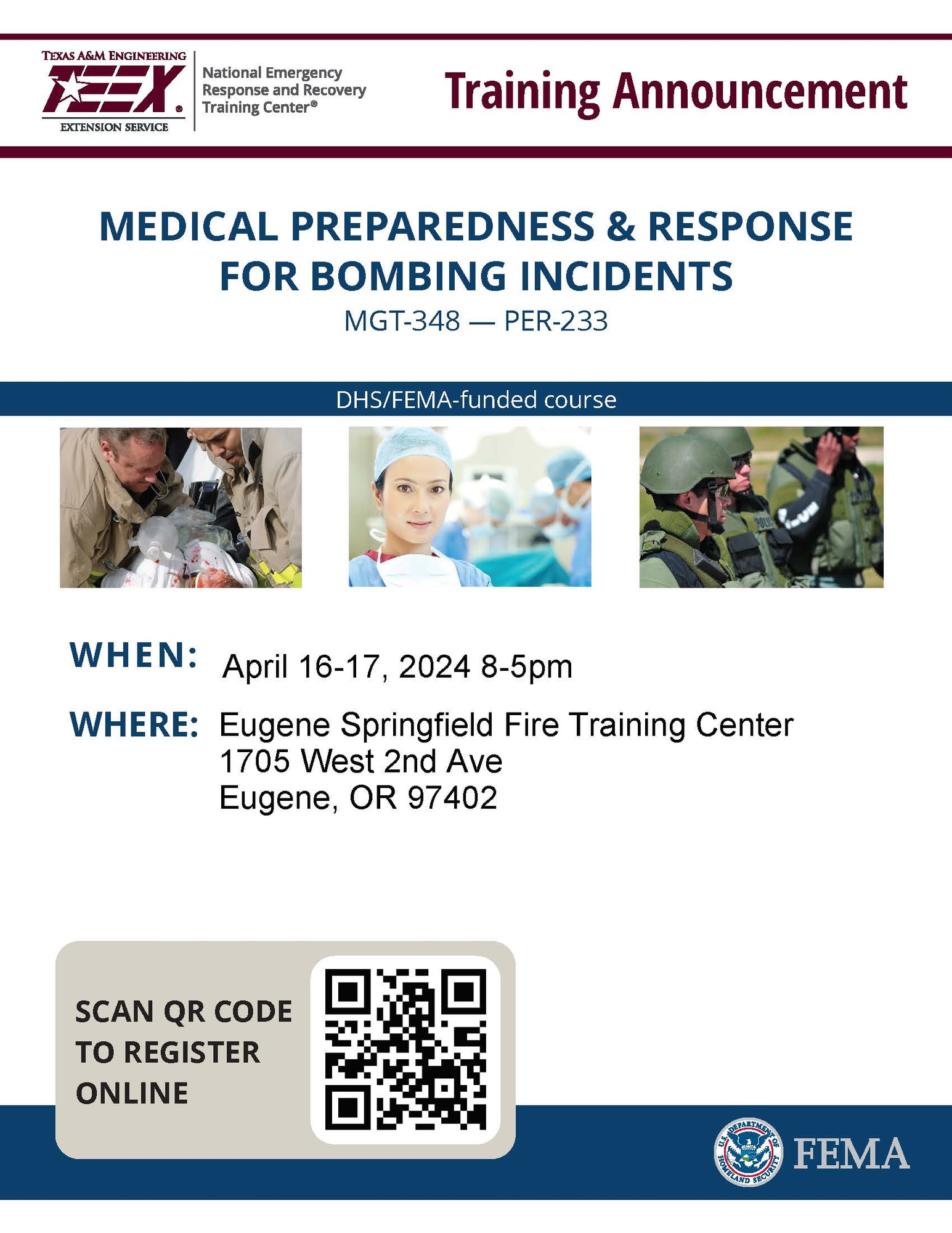 Training Announcement