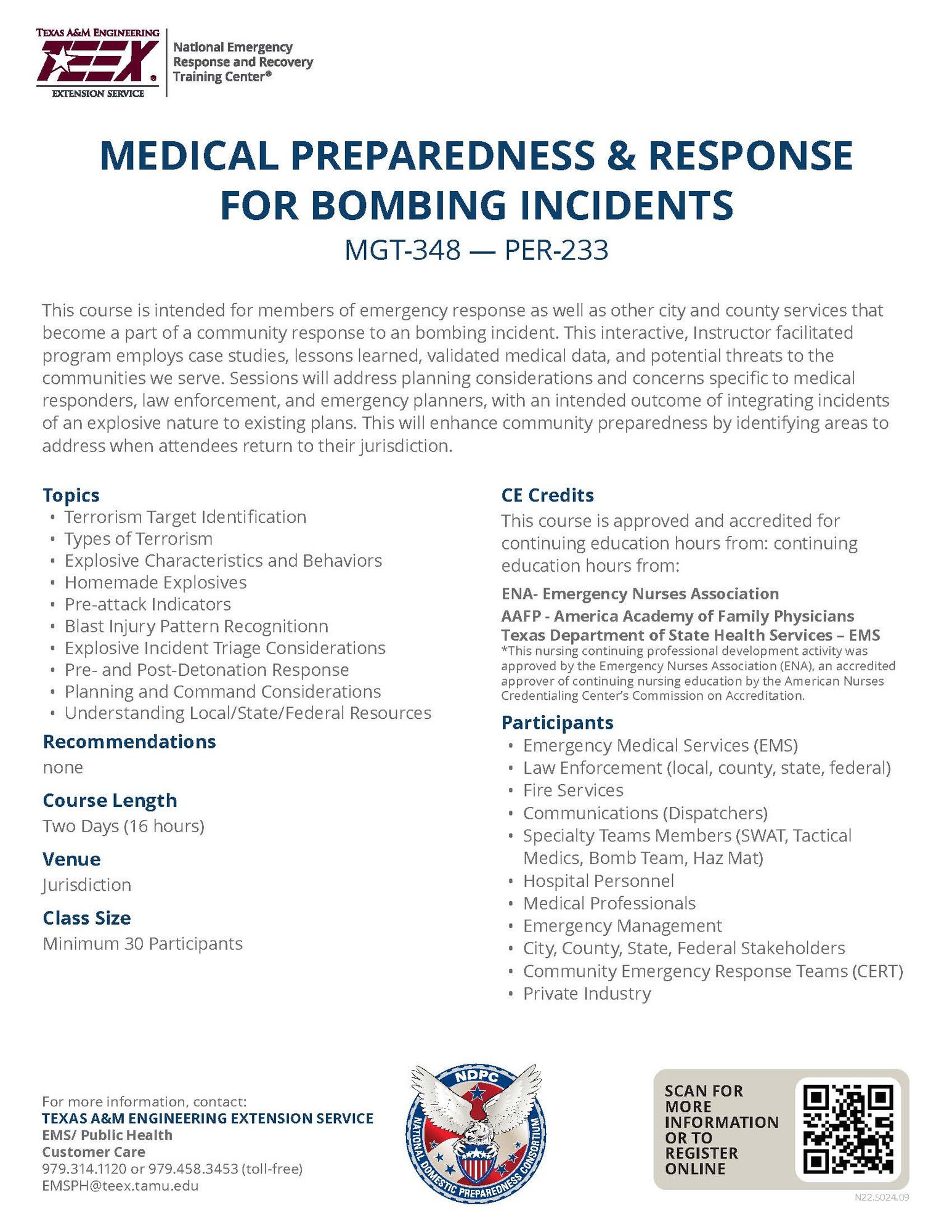 Training Announcement