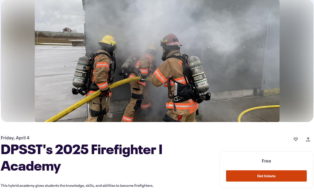 DPSST's 2025 Firefighter I Academy