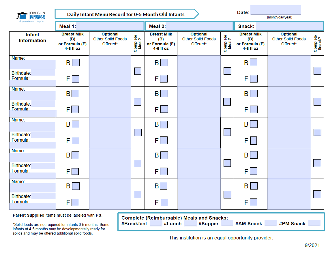 Knowing and Growing Newsletter - CACFP November 2021