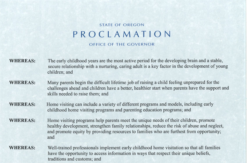 Happy Home Visitor Appreciation Week!