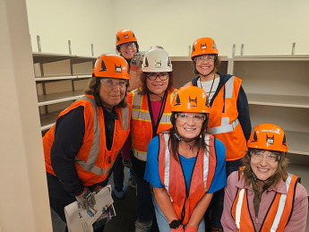 Construction Wrapping Up Visitor Services Spaces For Public Opening